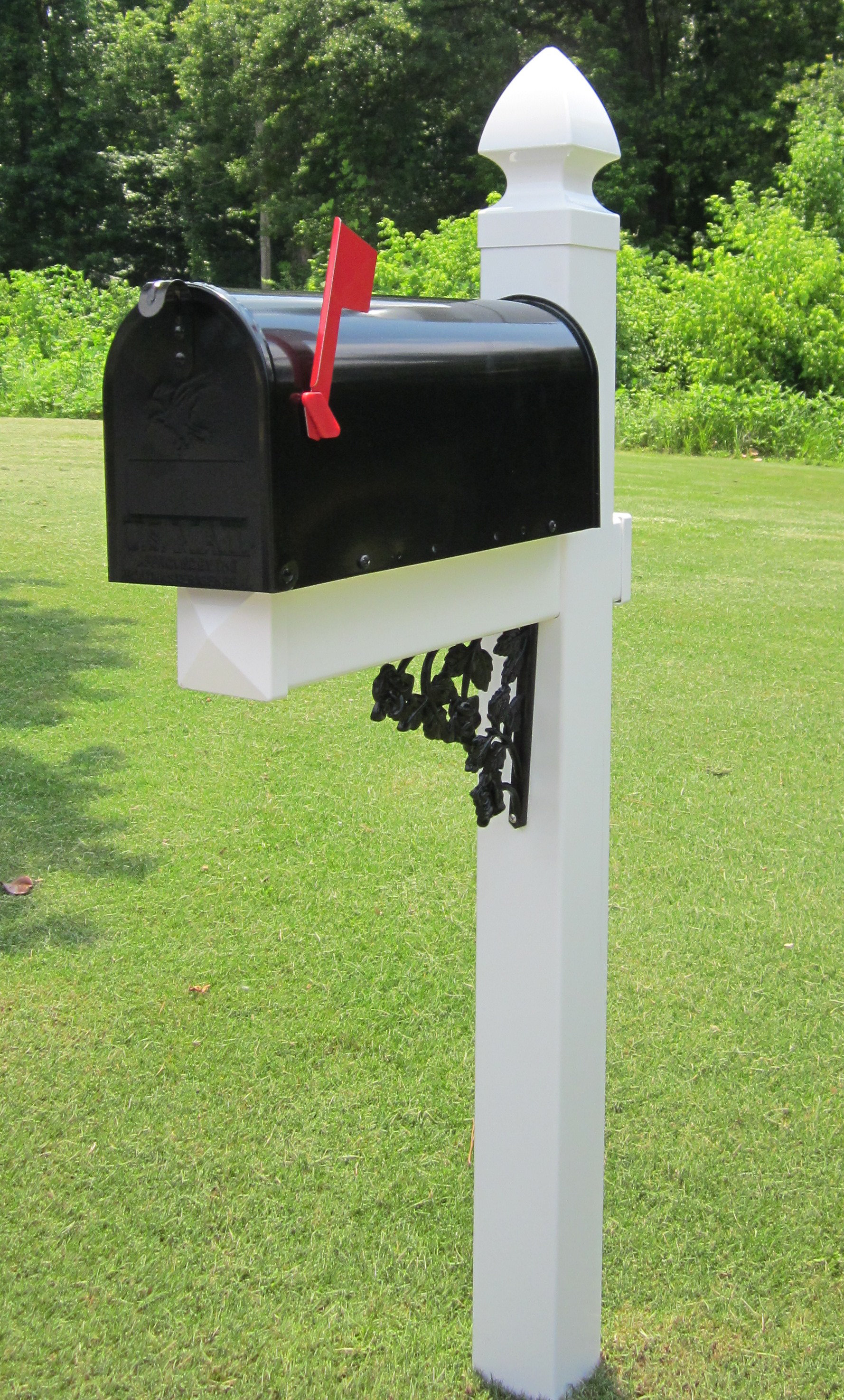 4EverProducts Post Mounted Mailbox & Reviews | Wayfair