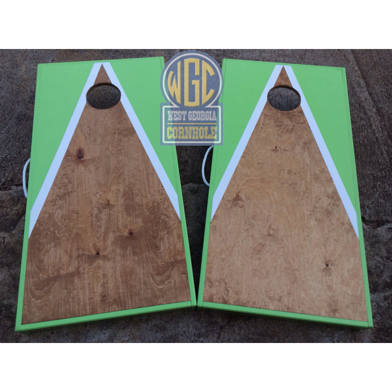 WestGeorgiaCornhole Half and Half Triangle 10 Piece Cornhole Set | Wayfair