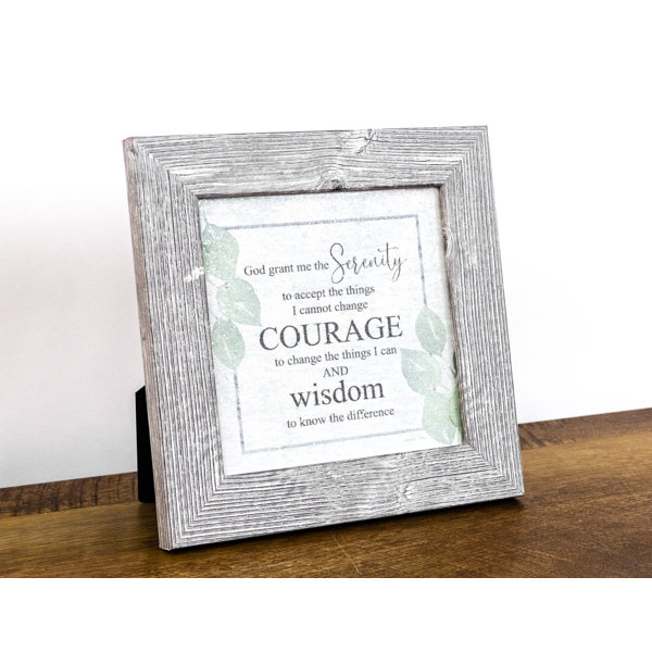 Trinx Serenity Prayer - Picture Frame Print on | Wayfair
