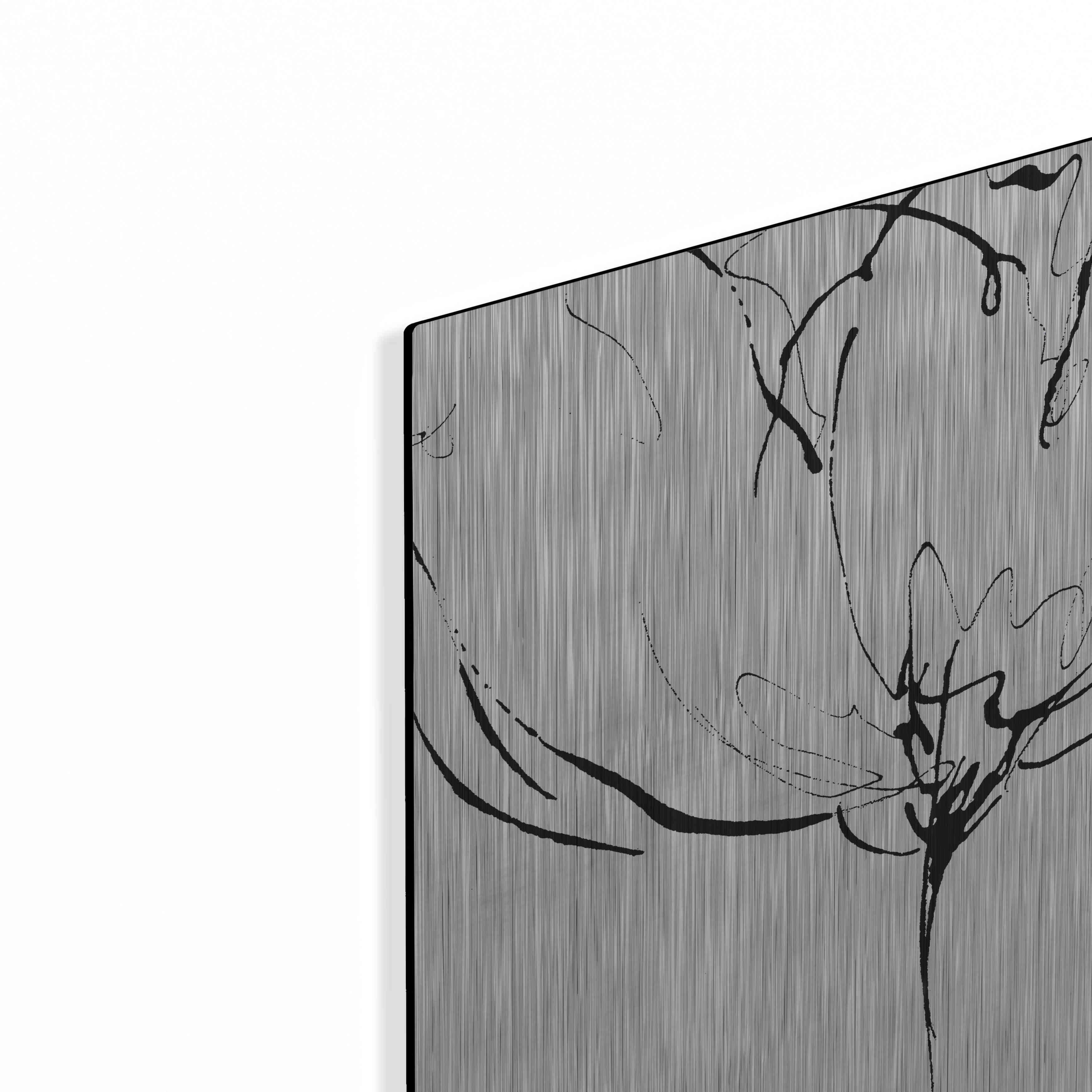 Red Barrel Studio® Luxe Metal Art 'Whisper 2' By Lesia Binkin Metal W ...