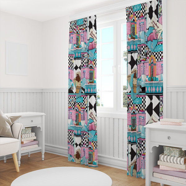Folk N Funky Polyester Curtain | Wayfair