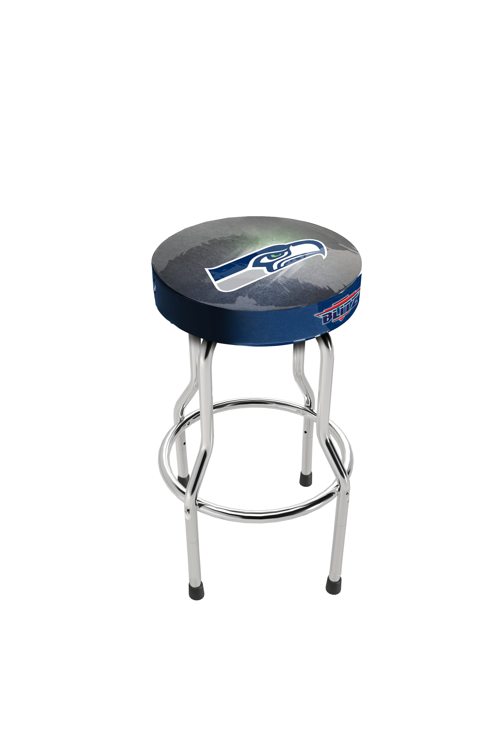 Arcade 1Up Seattle Seahawks Adjustable NFL Blitz Team Pub Stool ...