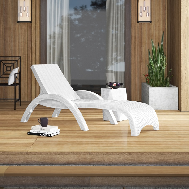 Mercury Row® Kassiopeia 74'' Long Reclining Single Chaise & Reviews ...