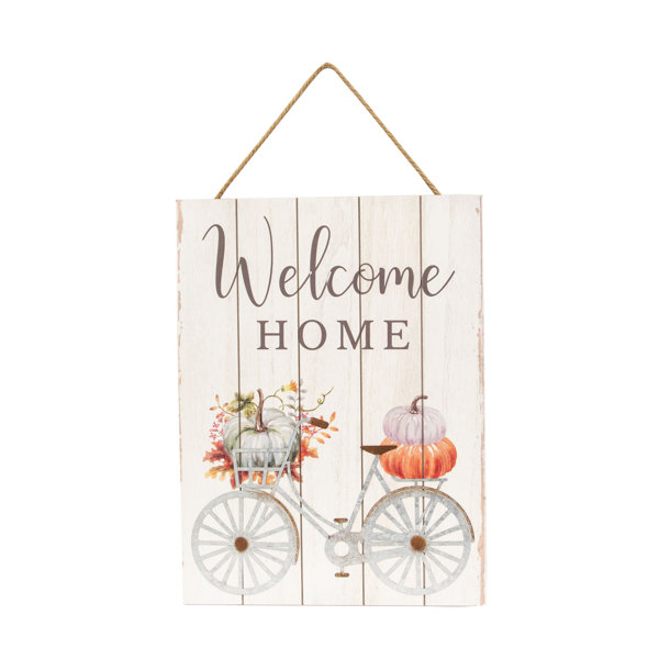 Gracie Oaks Welcome Home Wall Décor | Wayfair