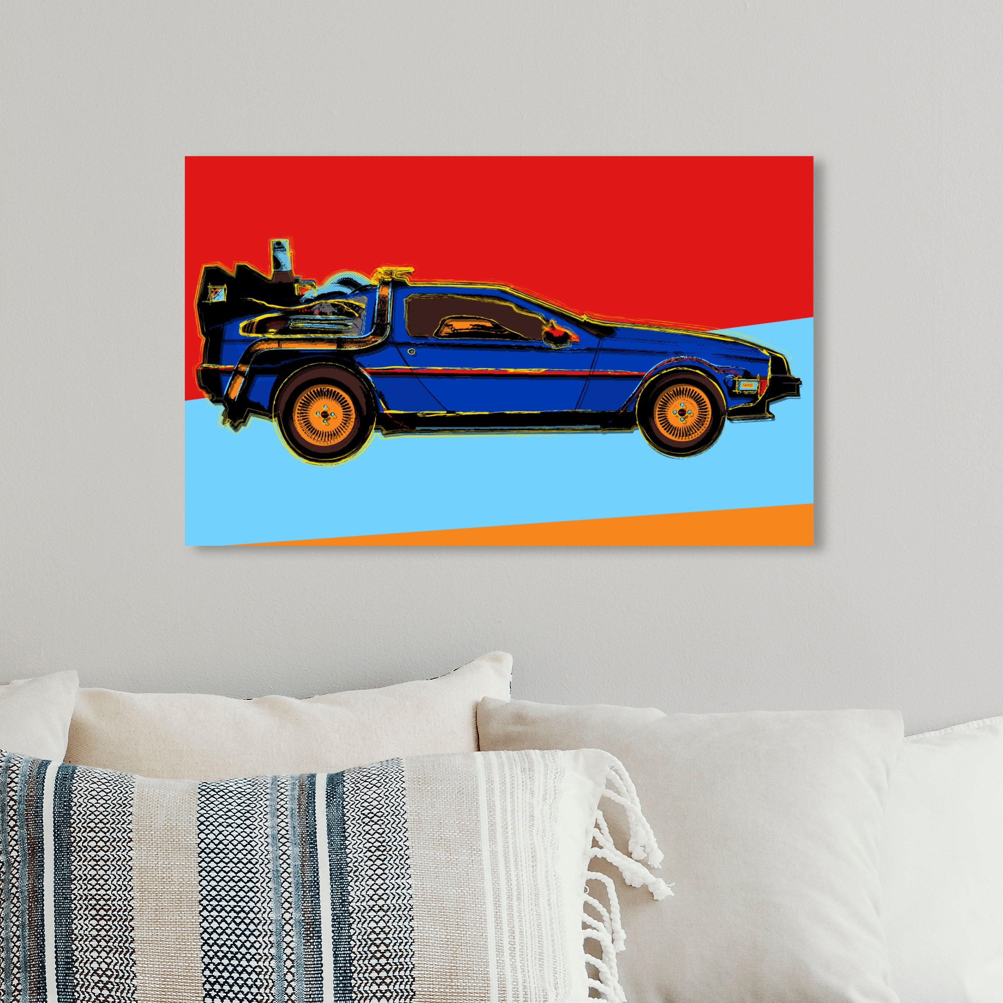 17 Stories Transportation Warhol Style Delorean, Modern & Contemporary ...