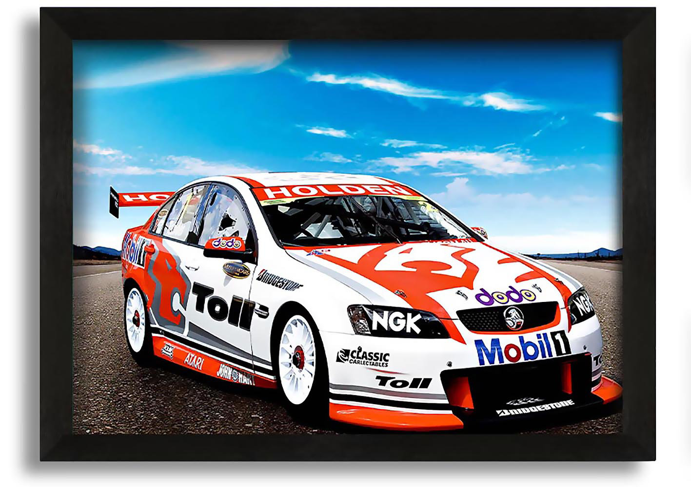 Latitude Run Toll Holden Comadore Racing Car - Picture Frame Graphic ...