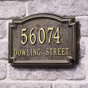 Whitehall Products Williamsburg 2-Line Address Plaque & Reviews | Wayfair