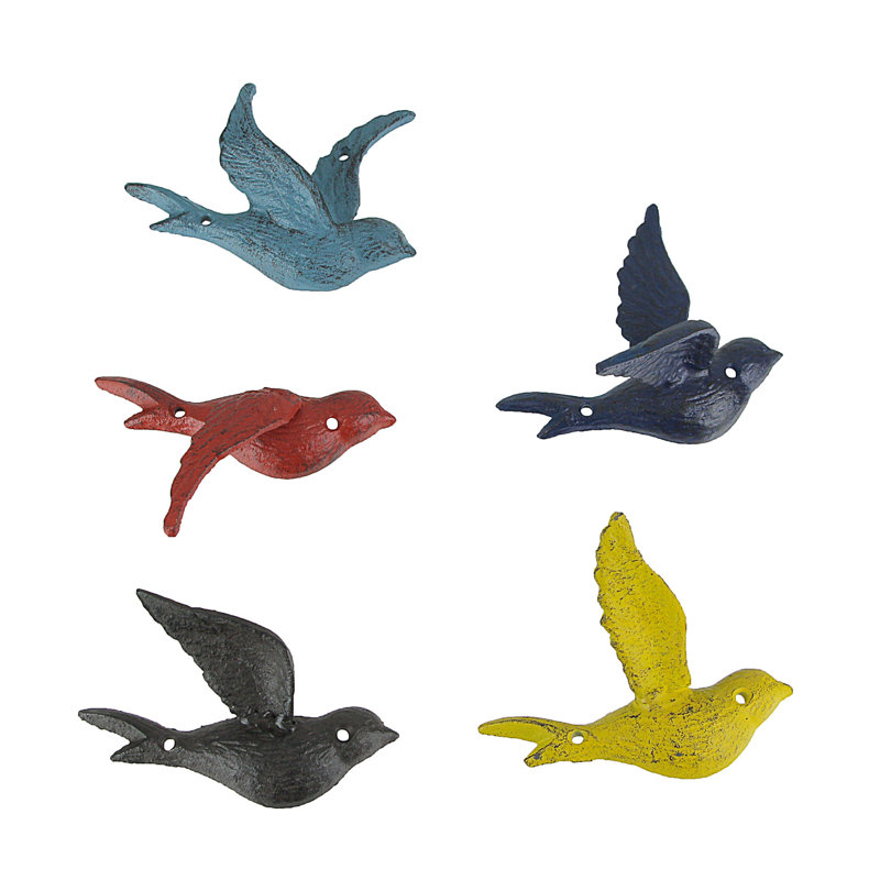 Red Barrel Studio® 5 Piece Flying Bird Wall Décor Set | Wayfair