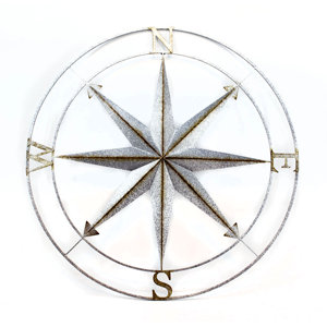 Breakwater Bay Compass Rose Wall Décor & Reviews | Wayfair
