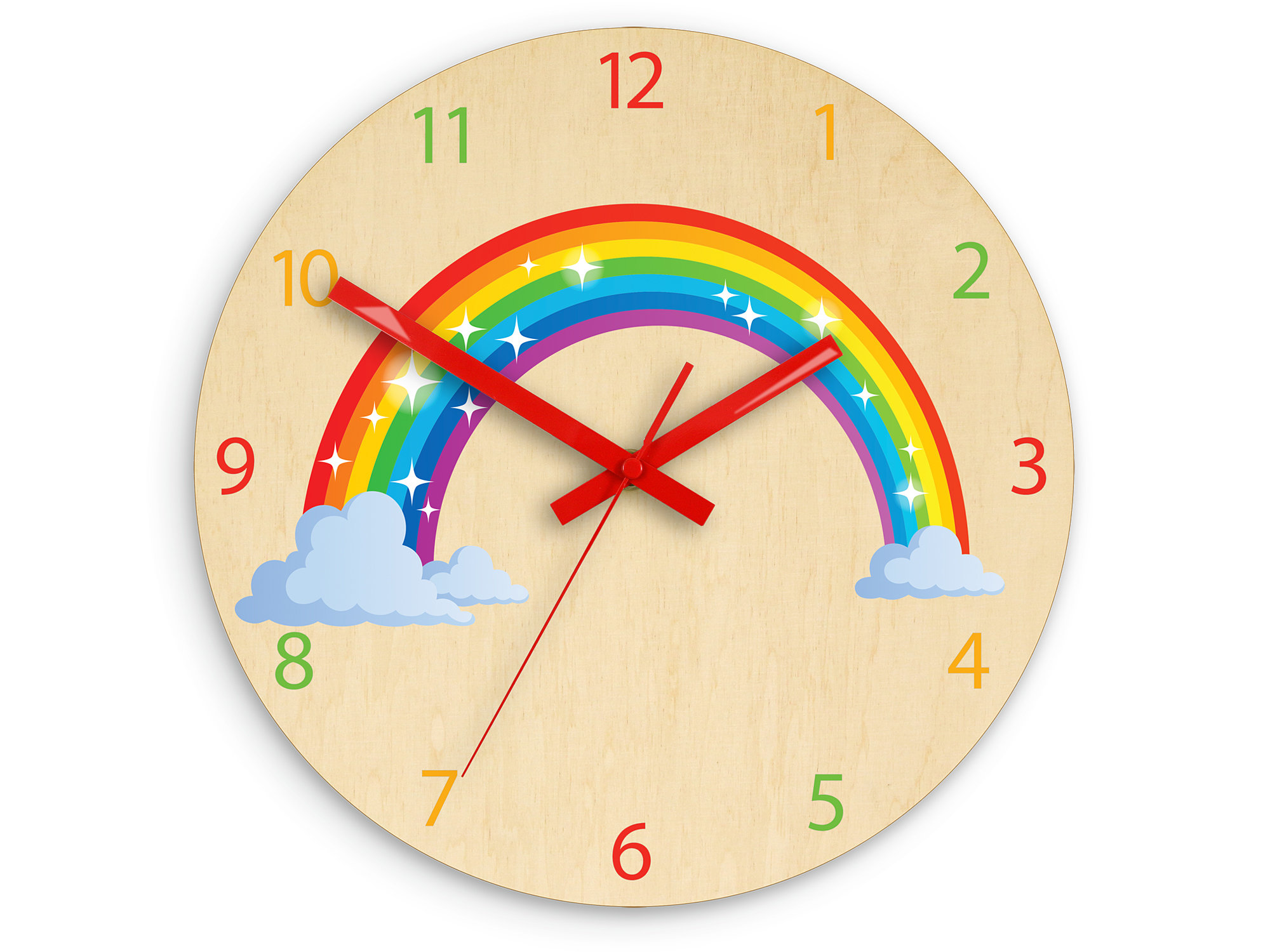 Home Décor Rainbow clock #2 Clocks etna.com.pe