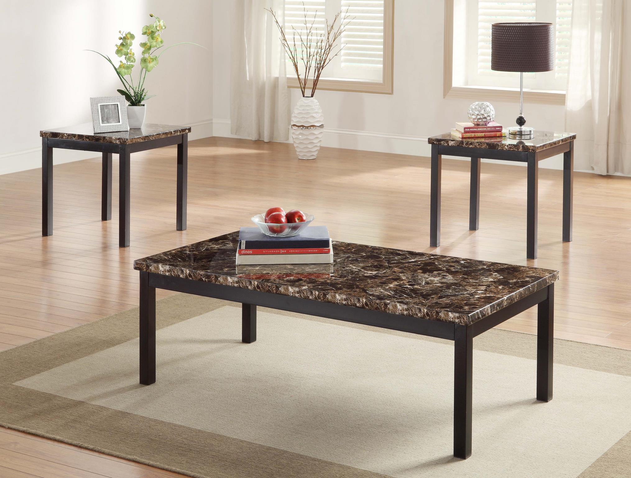 17 Stories Ibiza 3 PC Coffee Table Set | Wayfair