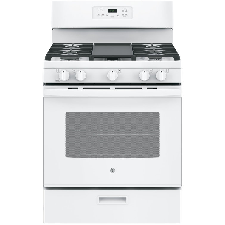 GE Appliances 30" 5 cu ft. Freestanding Gas Range with Griddle ...