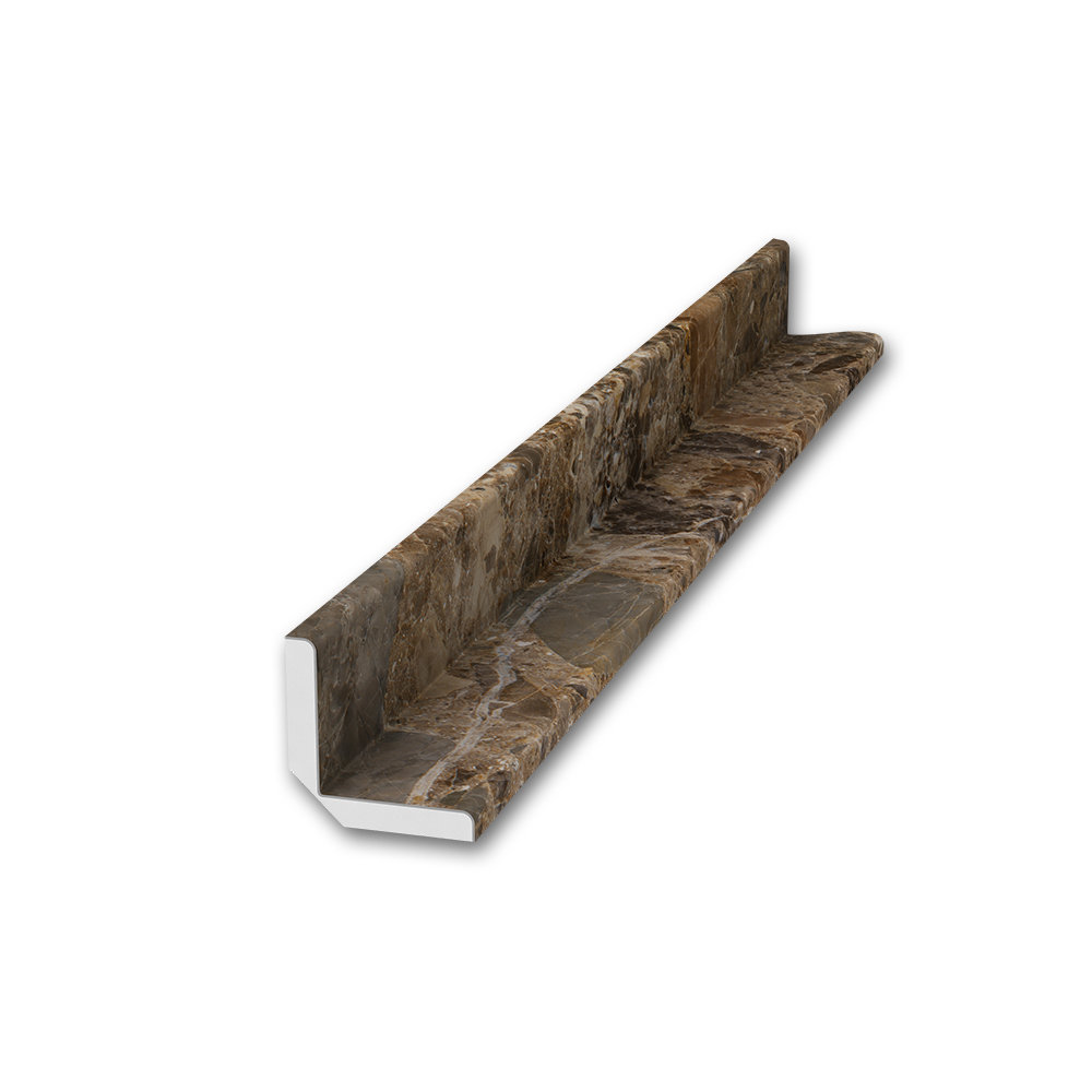 FlexStone 95" x 1.5" Plastic Corner Piece Tile Trim | Wayfair