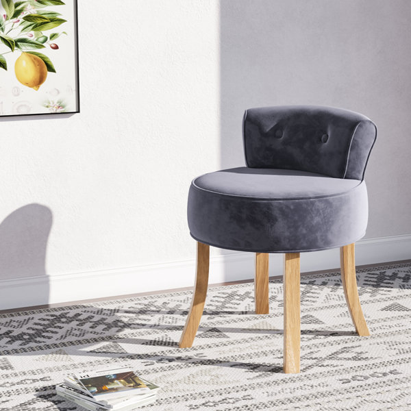 Hykkon Tiberius 62Cm Tall Dressing Table Stool & Reviews | Wayfair.co.uk