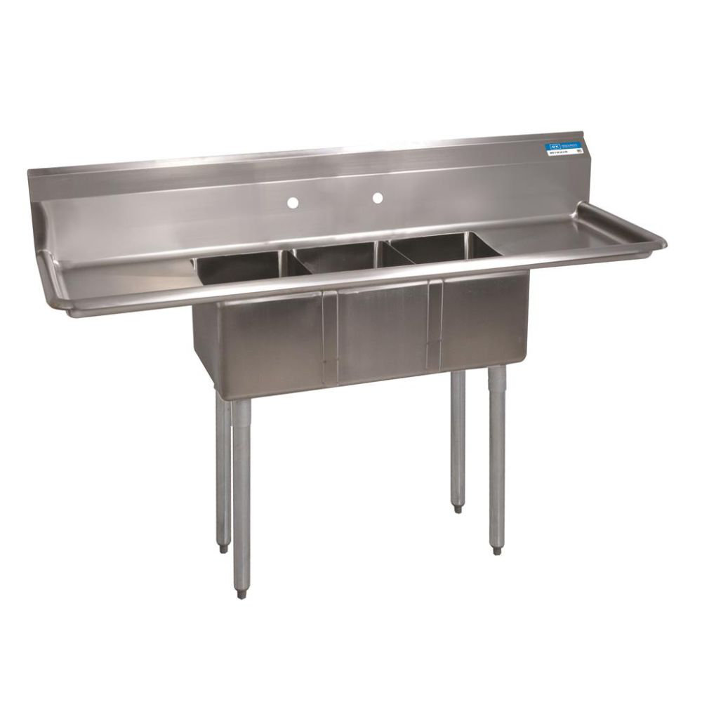 BK Resources 54" L x 20" W Free Standing Service Sink | Wayfair