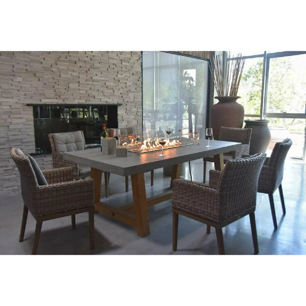 Elementi Workshop Elementi Sonoma 83'' Dining Fire Pit Table | Wayfair