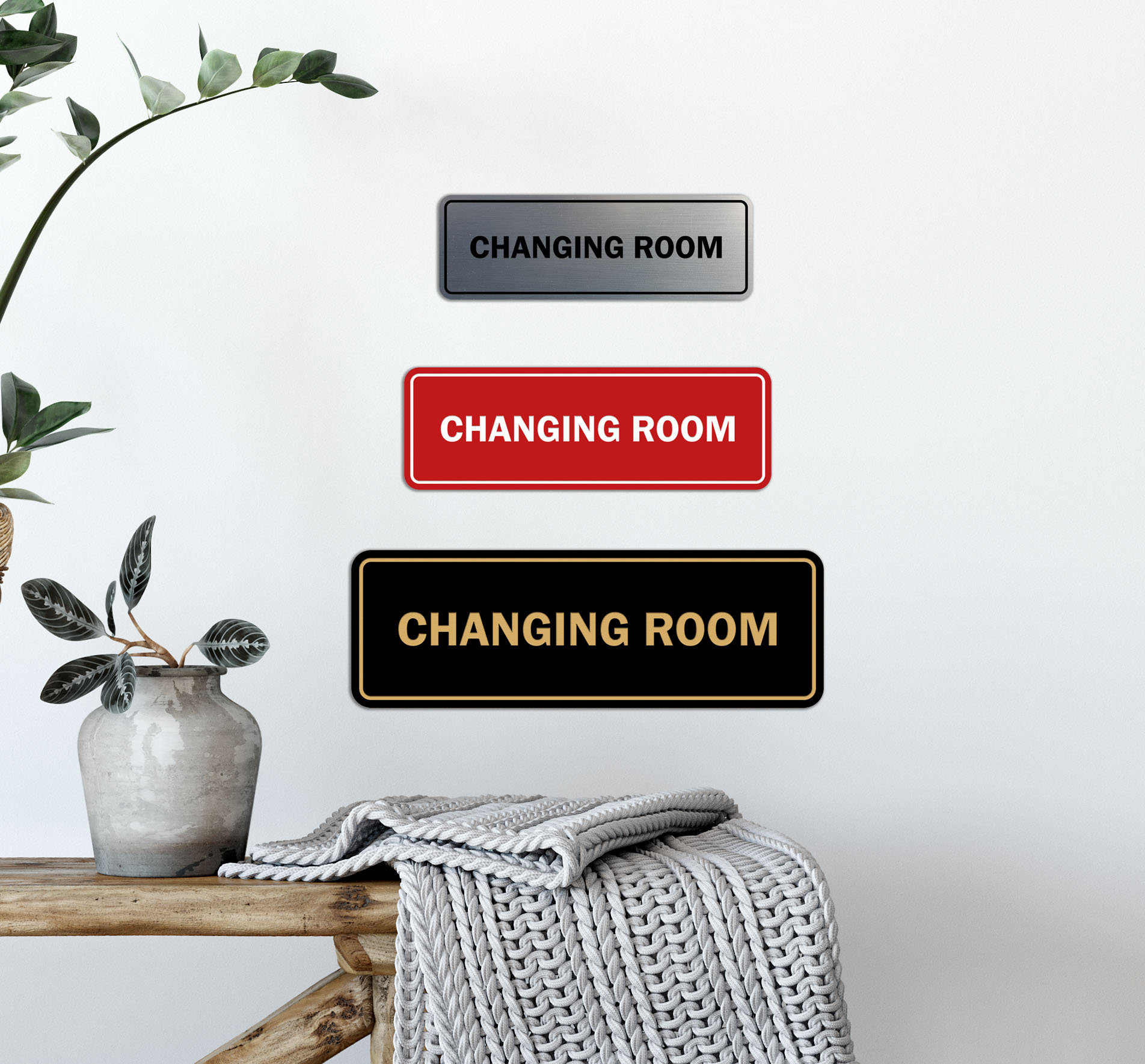 Signs ByLITA Standard Changing Room Sign | Wayfair