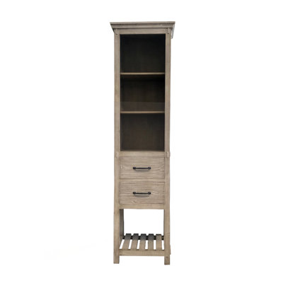 Tall Linen Cabinet With Hamper | Wayfair
