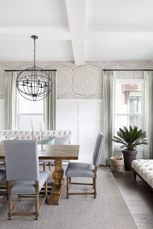 Modern Rustic Dining Room Design Photo by Krista + Home