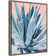 Dakota Fields Agave With Coral by Alana Clumeck - Floater Frame ...