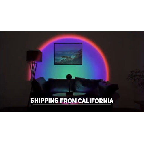 Wrought Studio Sunset Light Projector Led Table Lamp | Wayfair