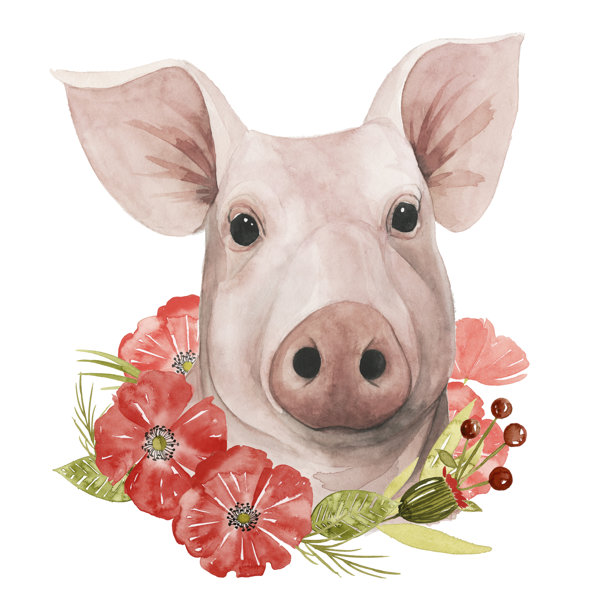 Rosalind Wheeler Poppy Farm IV by - Wrapped Canvas Print | Wayfair