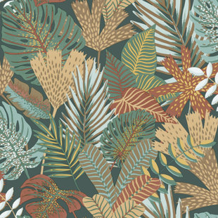 Floral & Botanical Green Wallpaper You'll Love | Wayfair.co.uk