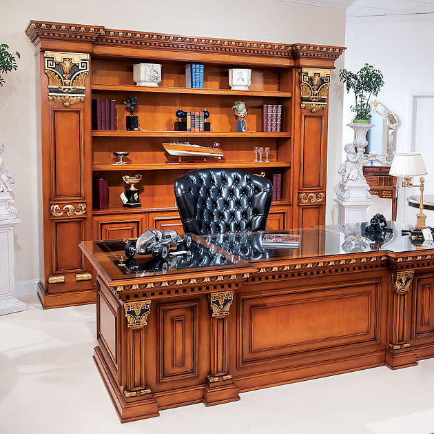 David Michael Solid Wood Library Bookcase | Perigold