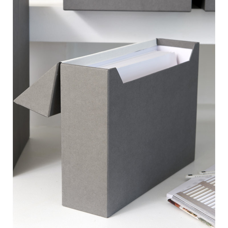 Symple Stuff Filing Cardboard/Paper Box | Wayfair.co.uk