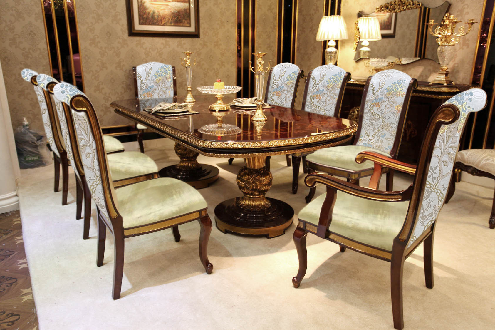 InfinityFurnitureImport 8 - Person Dining Set | Wayfair