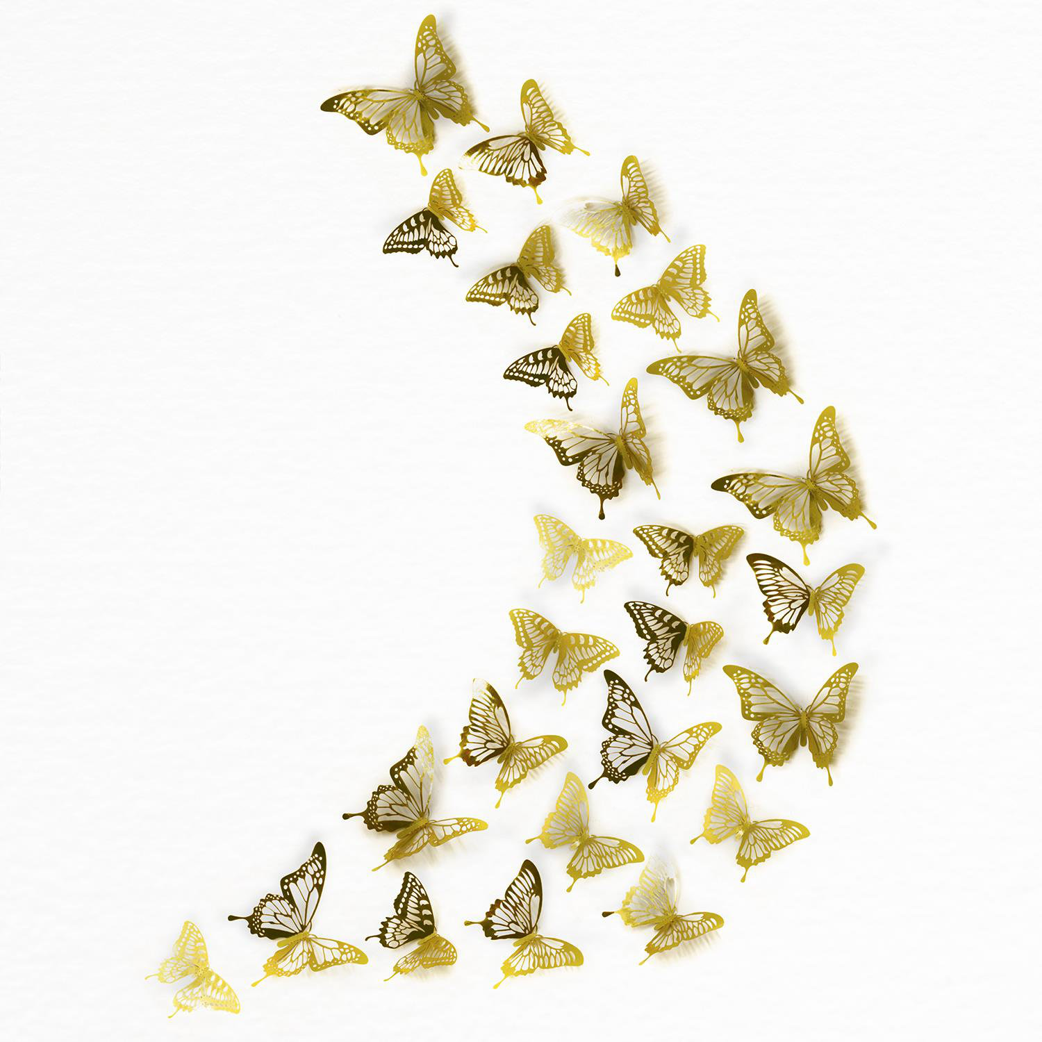 Rosdorf Park Realistic 3D Butterflies Wall Decal | Wayfair