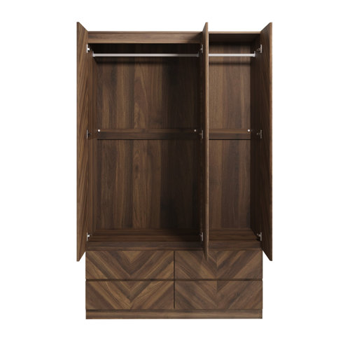 Alpen Home Kascha 3 Door Manufactured Wood Wardrobe | Wayfair.co.uk