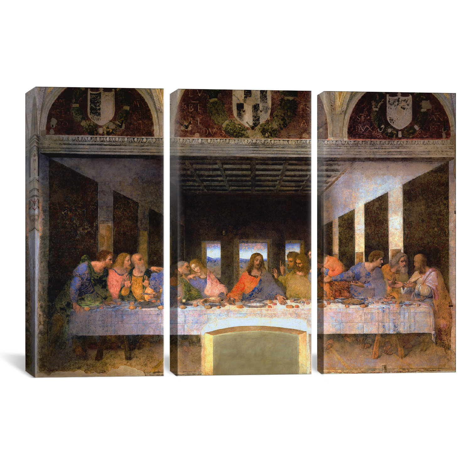 Vault W Artwork The Last Supper, 1495-1498 by Leonardo Da Vinci ...