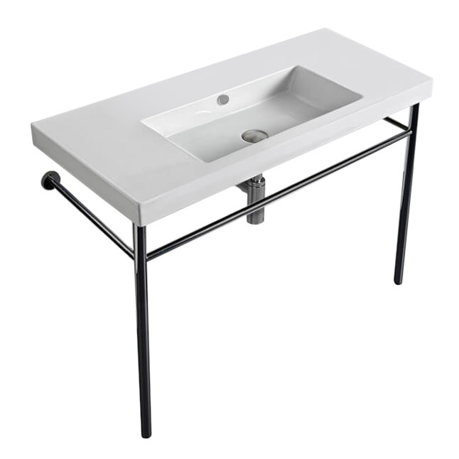 Ceramica Tecla By Nameeks Cangas White Ceramic Rectangular Console ...