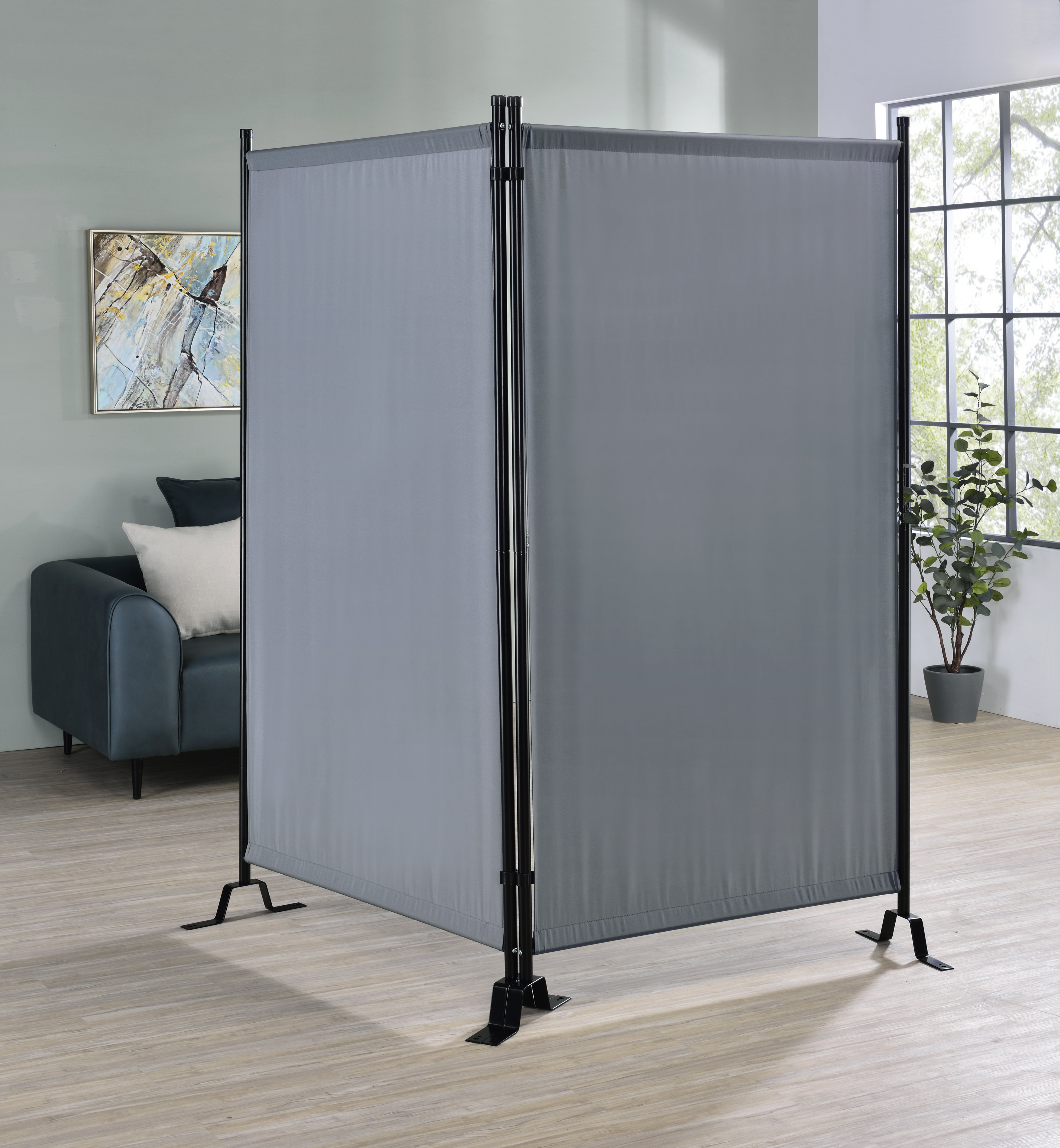 Symple Stuff Tooborac 71'' H 2 - Panel Folding Room Divider | Wayfair