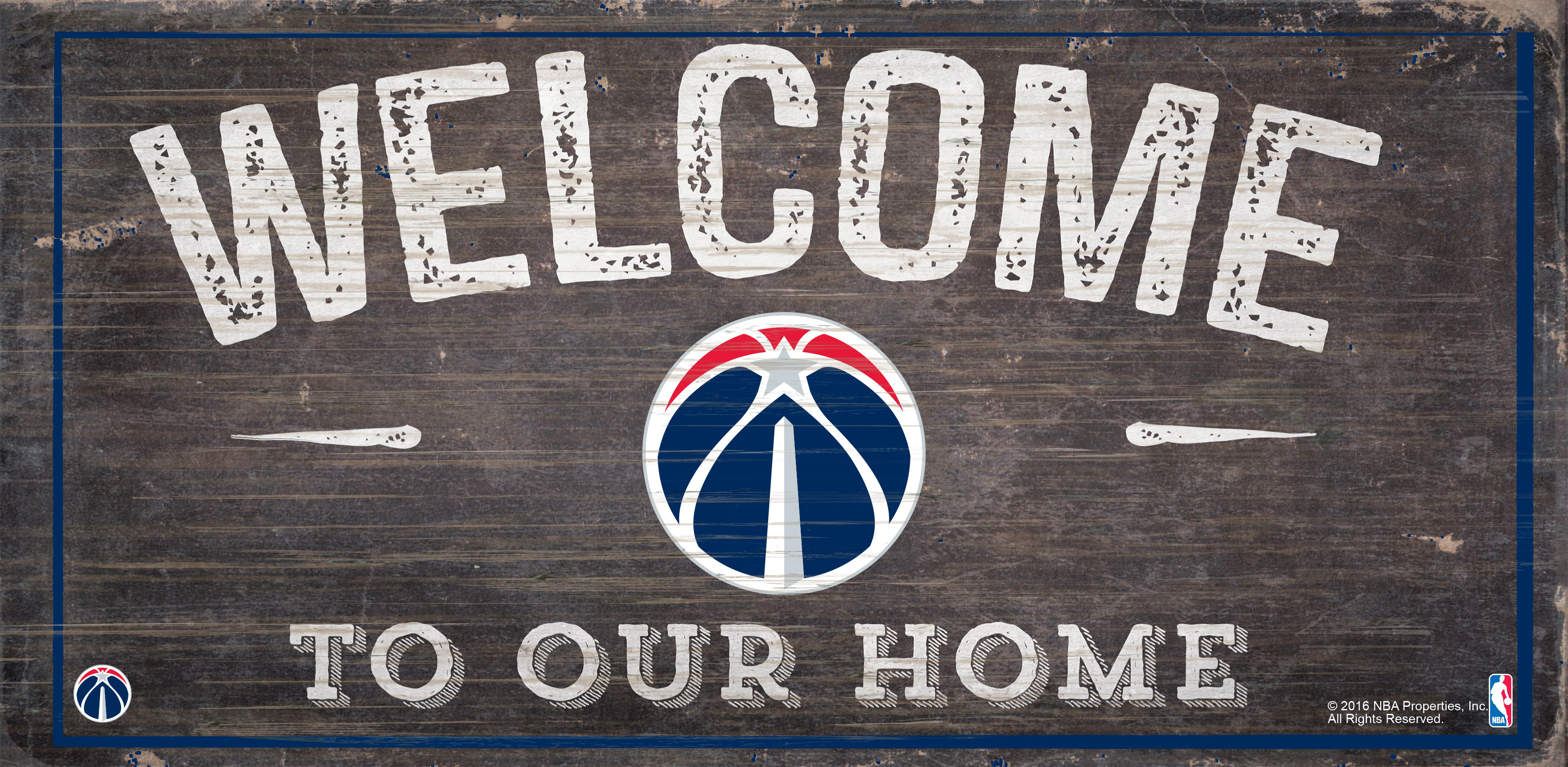 Fan Creations NBA Welcome Sign Wall Décor | Wayfair