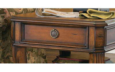 Hooker Furniture Brookhaven Solid Wood End Table With storage & Reviews ...