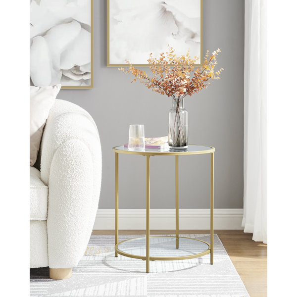 Gold-glass-side-tables | Wayfair