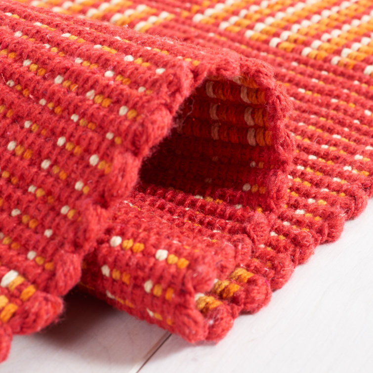 Della Cotton Red/Rust Rug & Reviews | AllModern