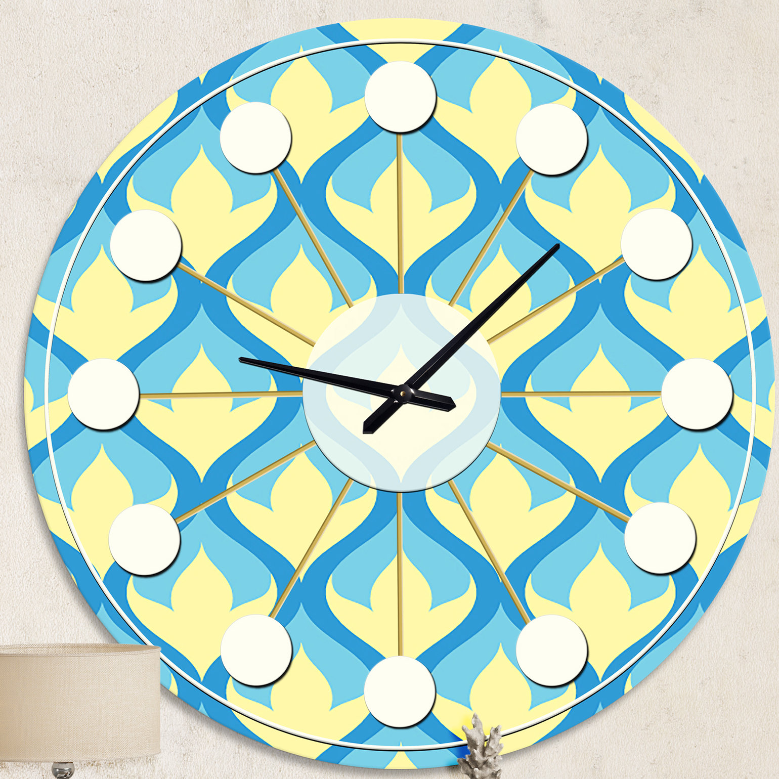 East Urban Home Retro Pattern Abstract Design IX - Mid-Century Modern ...