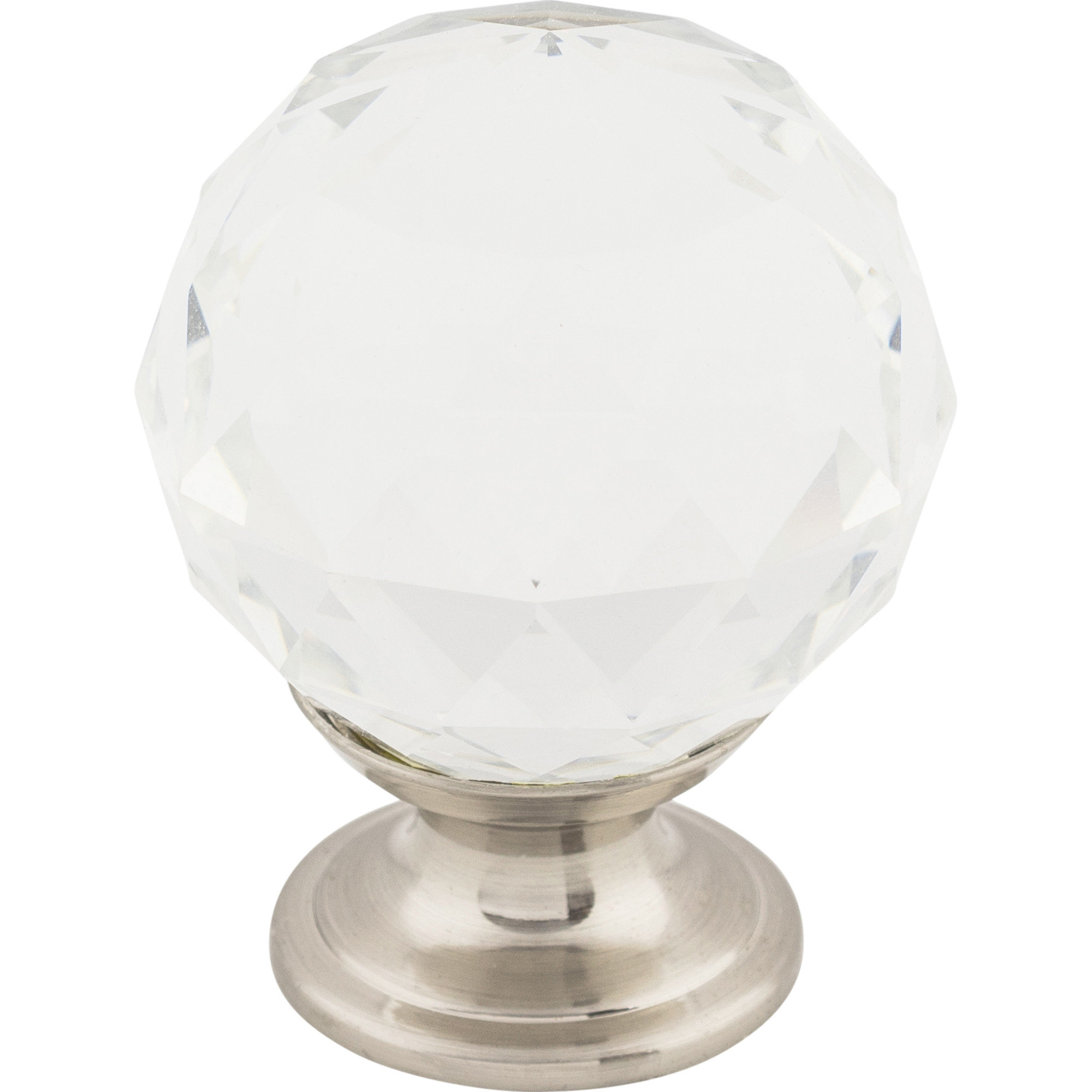 Top Knobs Clear Crystal 1 3/8" Diameter Round Knob & Reviews | Wayfair
