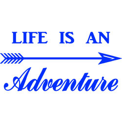 Winston Porter Life Is an Adventure Vinyl Adventurer Wall Decal ...