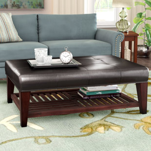 Wayfair | Leather & Faux Leather Coffee Tables You'll Love in 2021
