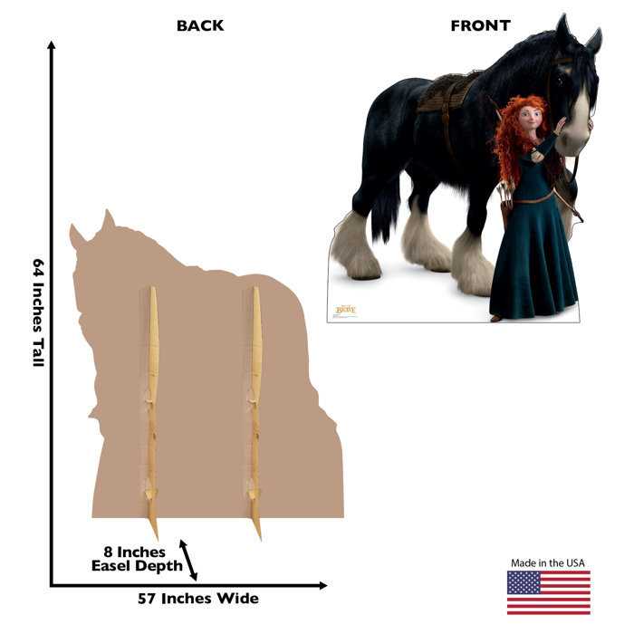 Advanced Graphics Merida and Angus Brave Standup | Wayfair