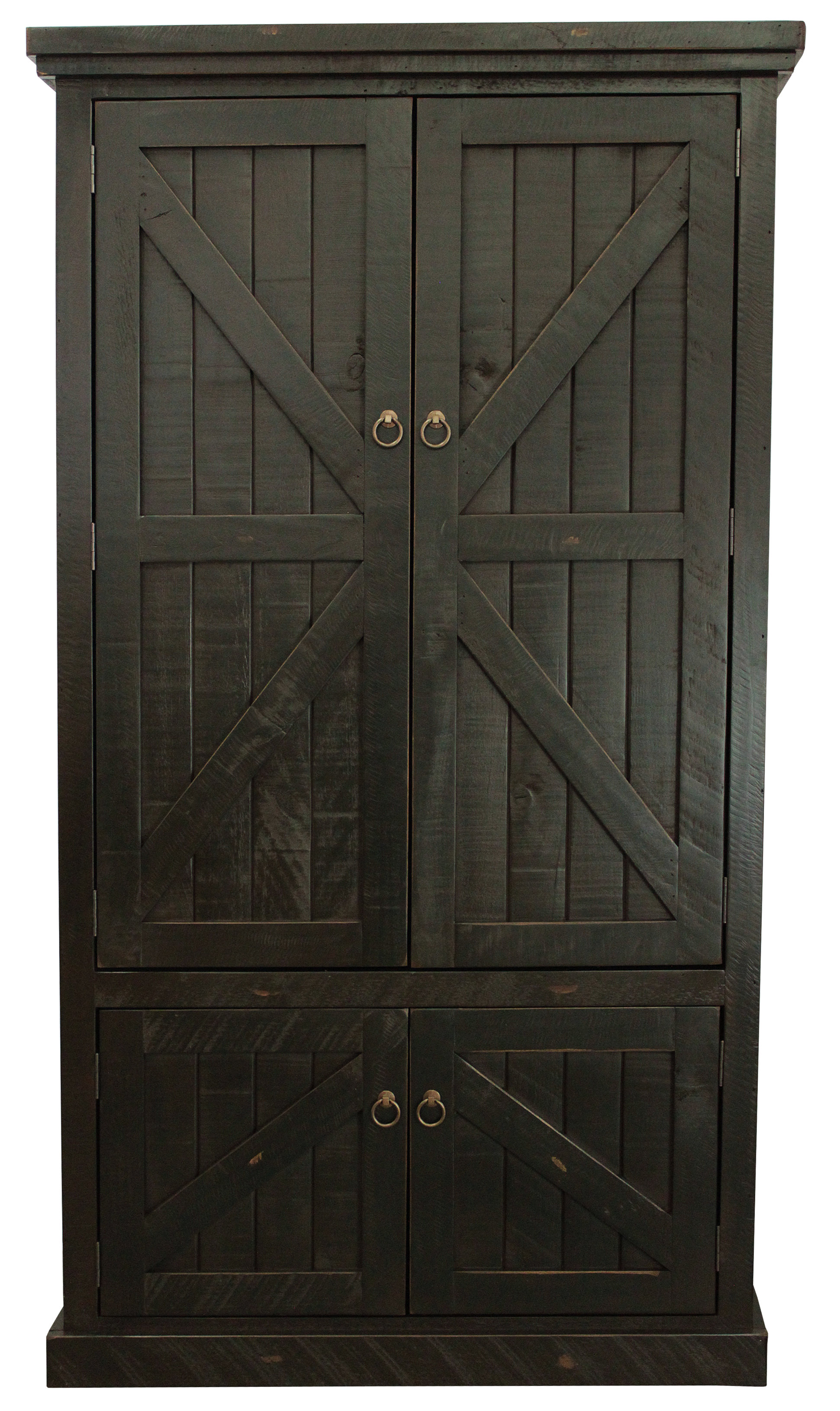 Union Rustic Kellogg Solid Wood Armoire & Reviews | Wayfair
