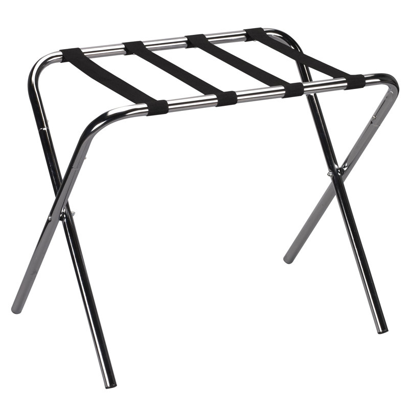 Household Essentials Folding Metal Luggage Rack & Reviews | Wayfair