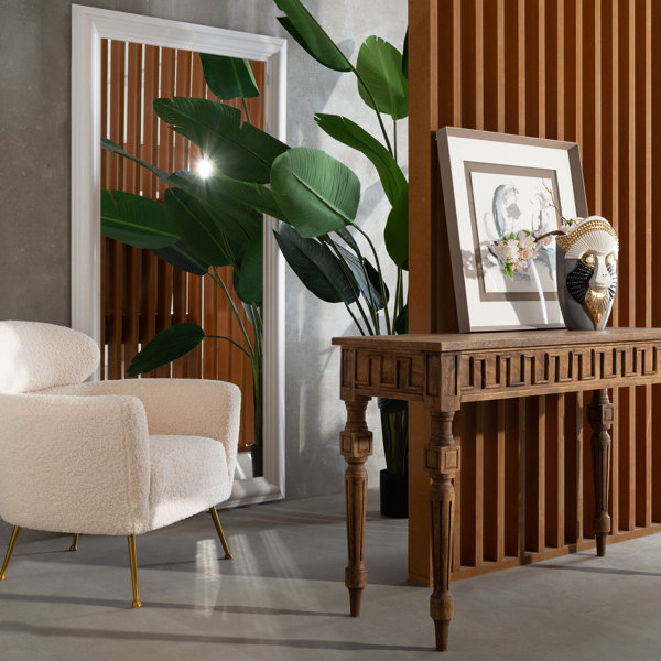 Gracie Oaks Shipley 117Cm Solid Wood Console Table | Wayfair.co.uk