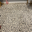 Langley Street Doynton Animal Print Area Rug in Charcoal/Gray & Reviews ...