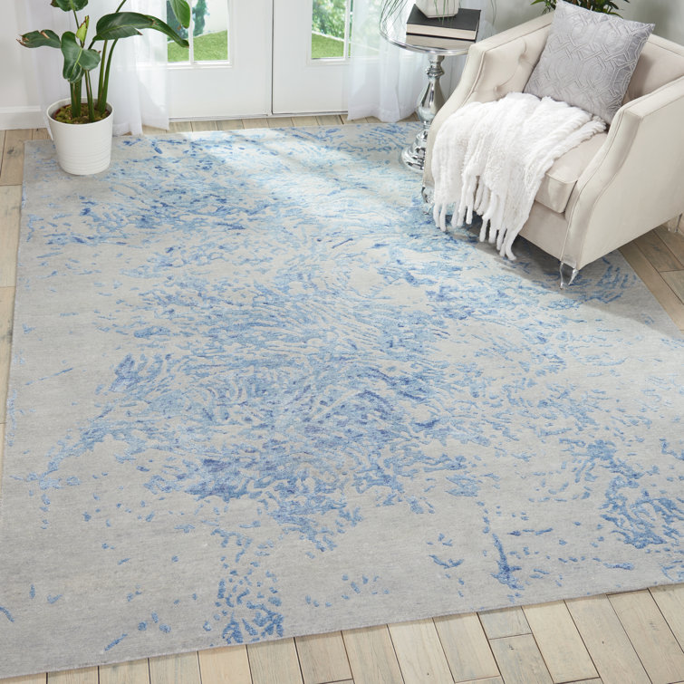 Rugs Direct Handwoven Blue Rug | Wayfair.co.uk