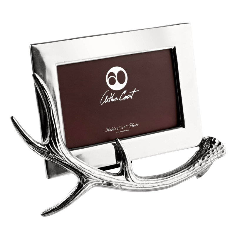 Arthur Court Antler Picture Frame | Wayfair